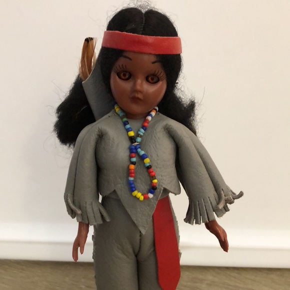Carlson | Toys | Vintage Carlson Mescalero Chief Doll Native American ...